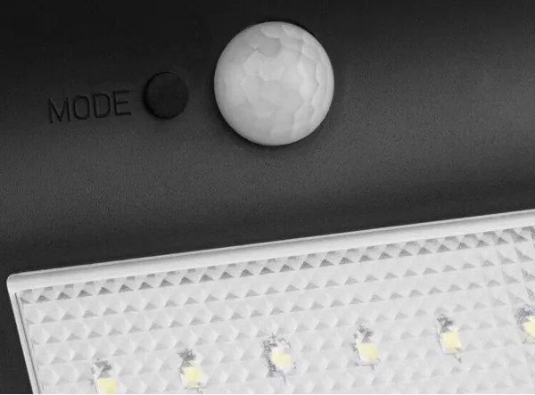HÖFFTECH - LED Solární nástěnná lampa se senzorem LED/3,7V 2200 mAh IP44