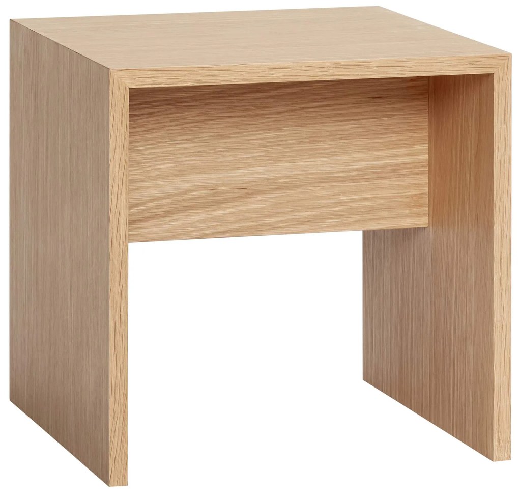 Hübsch Dřevěný stolek Oak Nature, přírodní barva