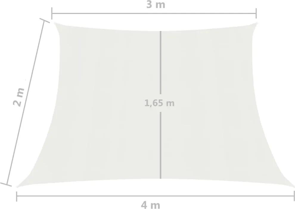 vidaXL Stínící plachta 160 g/m² 3/4 x 2 m HDPE [311268] Barva: Cihlová