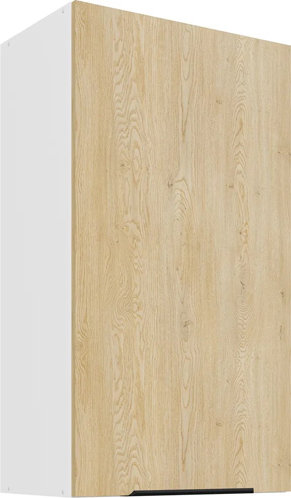 CREMONA bc | horní skříňka 50 G-90 1F policová | 50 cm | VYSOKÁ | bílá/cremona