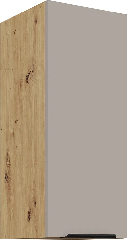 ARIA li | horní skříňka 30 G-72 1F policová | 30 cm | ANTI FINGERPRINT povrch | artisan/béžová