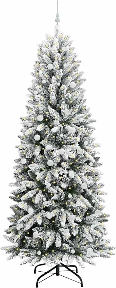 Umělý vánoční stromeček Bílá 240 cm PVC, plast, ocel a PE 3396072