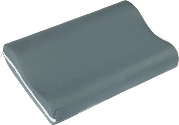 Bellatex Polštář anatomický 45x30 cm Jersey tmavě šedá