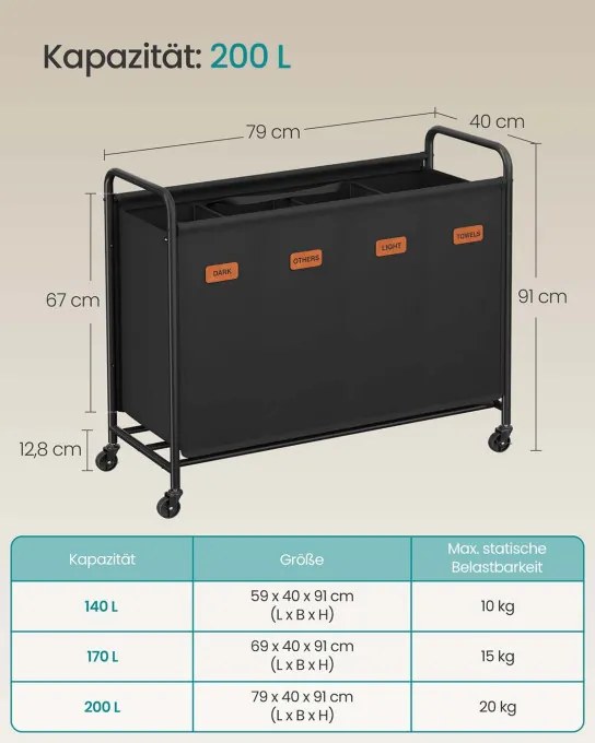 Prádelní koš RLS460B01