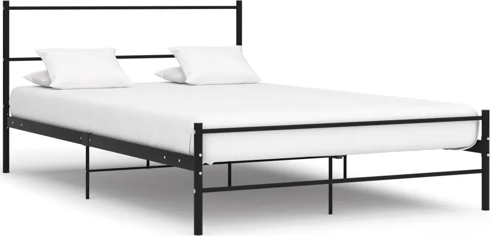 vidaXL Rám postele kov 120 x 200 cm [284690] Barva: Černá