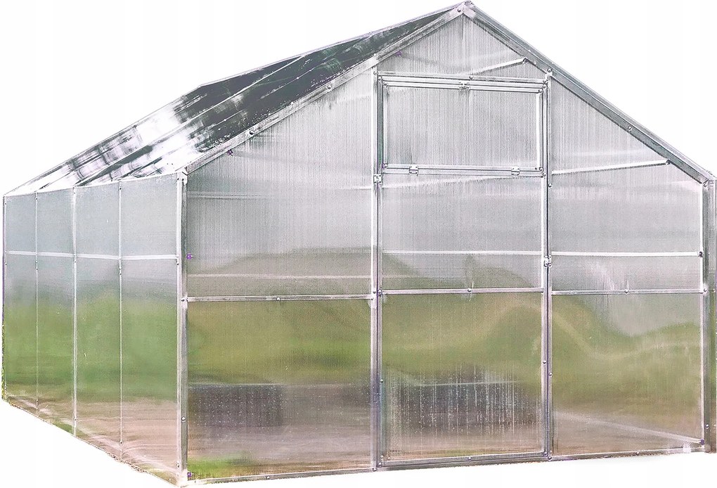 Skleník polykarbonát 3x10 m zahradní ocelový 20x40 mm domek polykarbonát 4 mm