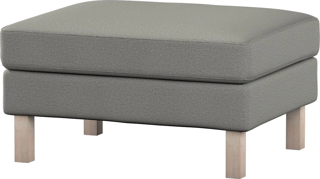 Potah na podnožku IKEA Karlstad barva šedá látka pletený vzor