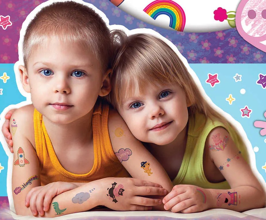 JIRI MODELS Omalovánky + tetování Peppa Pig 3