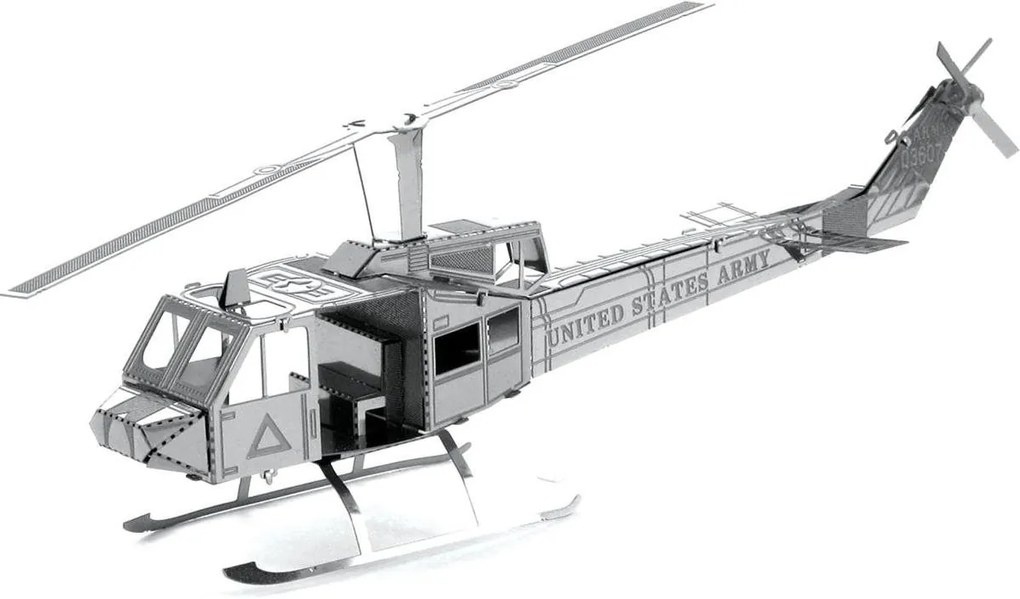Kovový model metal earth uh-1 huey helicopter
