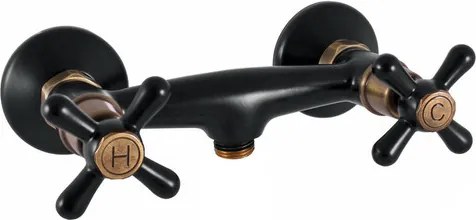 RAV SLEZÁK Morava sprchová baterie 100 mm černá/stará mosaz MK180.0CMATSM