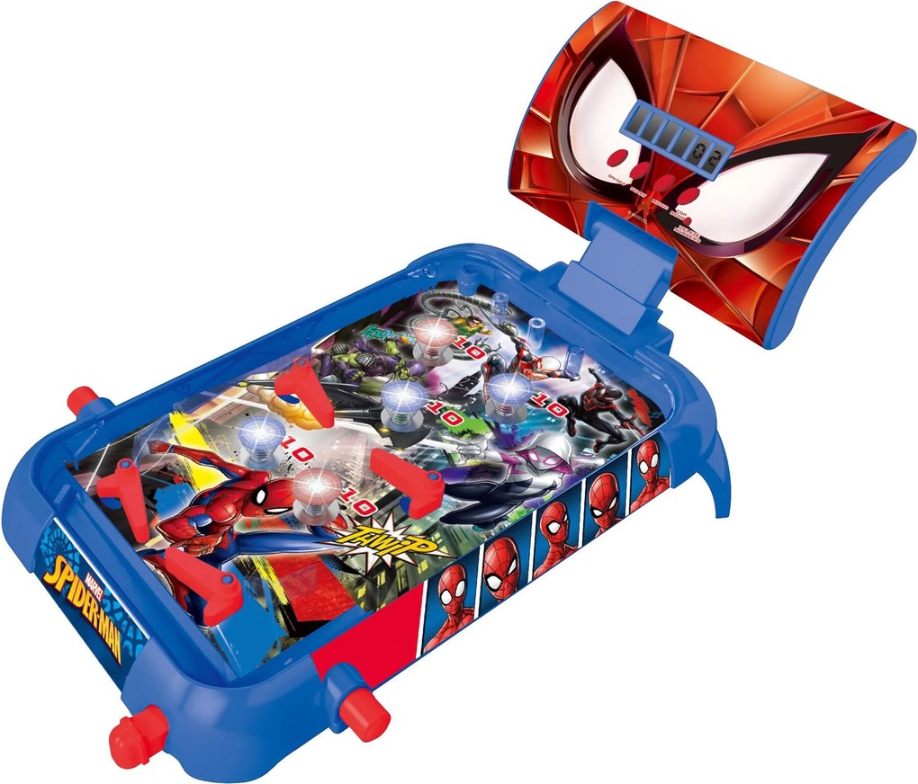 Stolní hra lexibook spider-man elektronický pinball se světly a zvuky