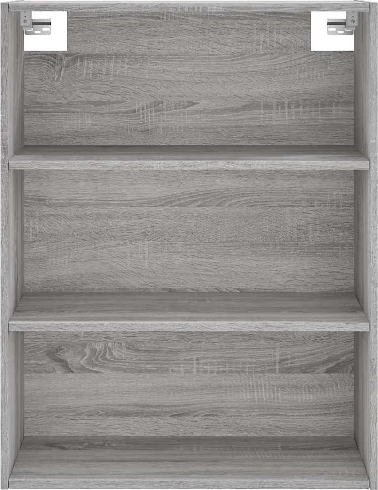 Skříň highboard šedá sonoma 69,5 x 34 x 180 cm kompozitní dřevo 3189267