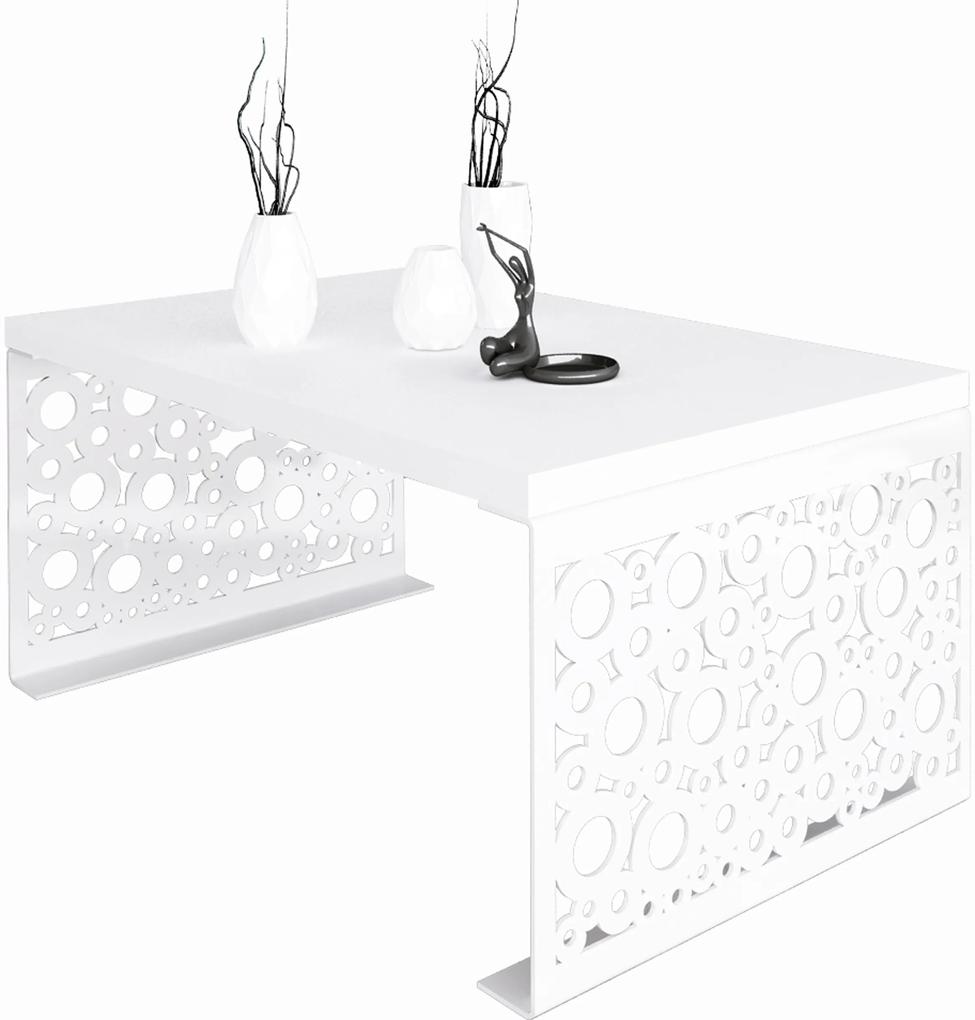Konferenční stolek RINA 100x60 Hlavní barva: Černá, Další barva: Bílá