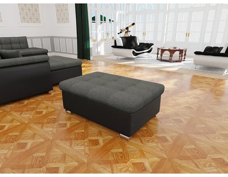 Čalouněný taburet Tony velký, Potah: Corbett 82