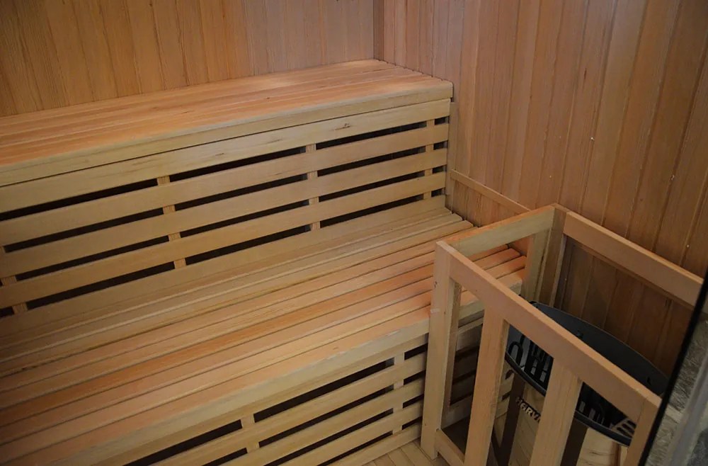 M-SPA - Suchá sauna s kamny 200 x 180 x 200 cm