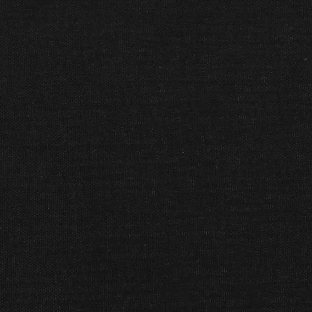 Lavice černá 70 x 30 x 30 cm textil - Default Title