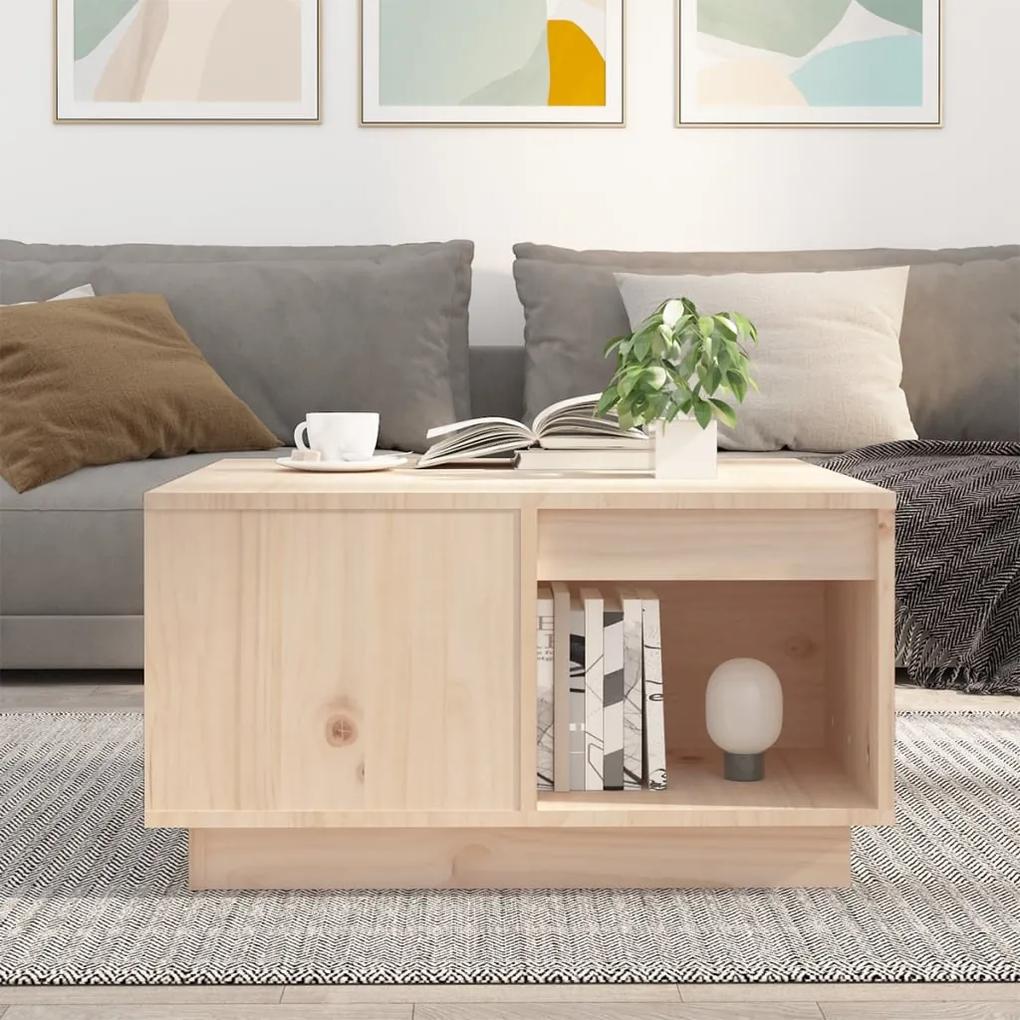 Konferenční stolek 60x61x32,5 cm masivní borové dřevo - Default Title