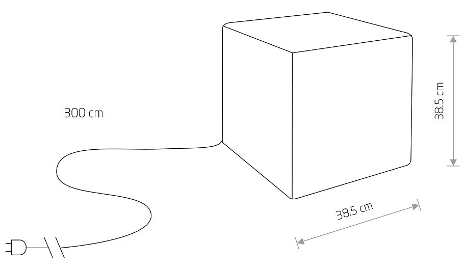 Venkovní svítidlo Nowodvorski 8966 CUMULUS CUBE M