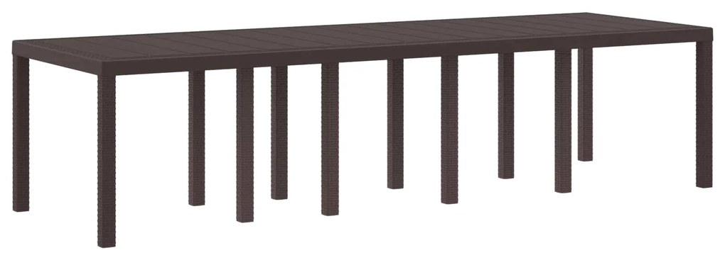 Zahradní stůl Hnědá 300 x 100 x 73 cm polyratan 3378521