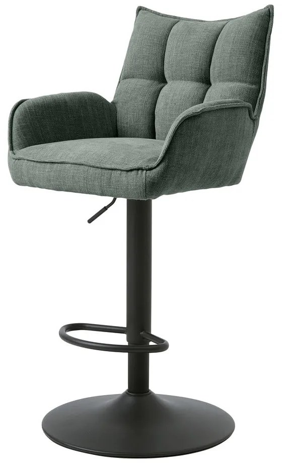 Zelené barové židle s nastavitelnou výškou v sadě 2 ks Marilla – Unique Furniture