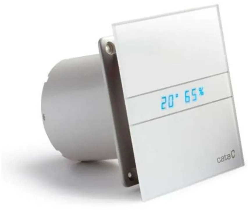 Sapho Cata E - Koupelnový ventilátor axiální s automatem E-150 GTH, 21W, potrubí 150 mm, bílá 00902200