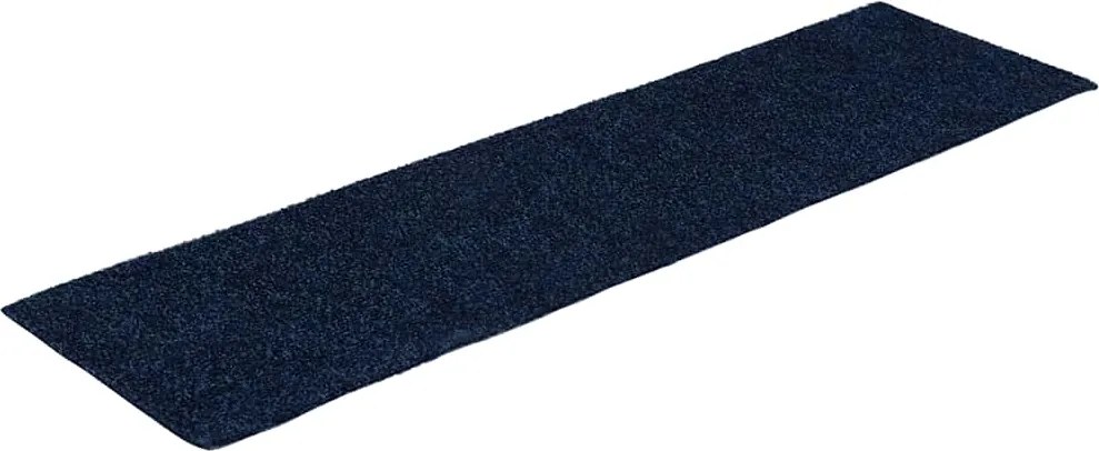 Schodové rohože samolepicí 30 ks 76 x 20 cm tmavě modré obdélníkové 3365731