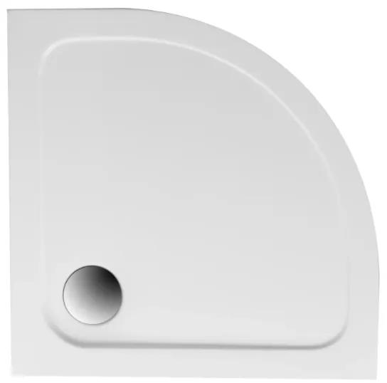 Polimat Standard čtvrtkruhová sprchová vanička Rozměr vaničky: 80x80cm