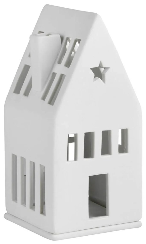 Räder Bílý porcelánový svícen DOMEČEK DREAMHOUSE