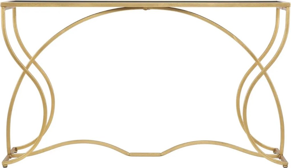 Designová konzole Sachiyo 130 cm zlatá