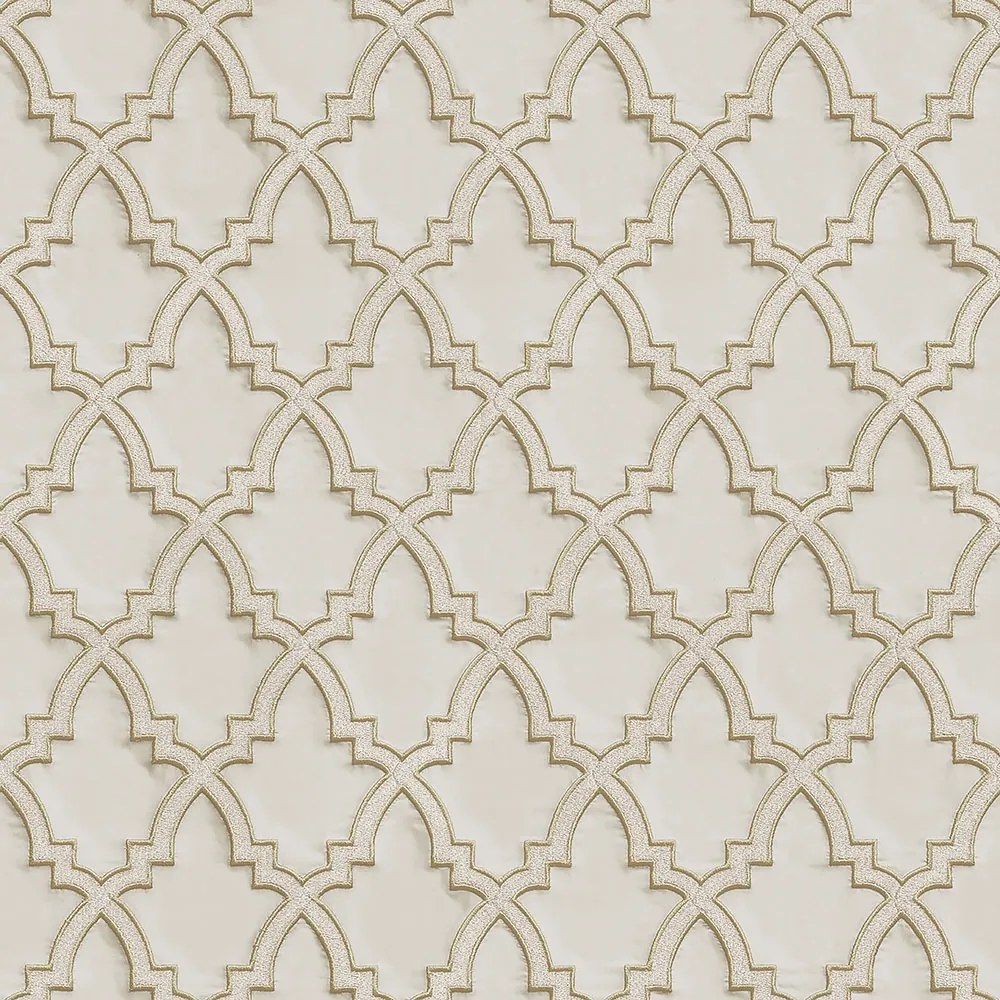 Design ID Luxusní vliesová tapeta s vinylovým povrchem DE120022, Geometrický ornamentální vzor, Wallstitch, Design ID rozměry 0,53 x 10 m