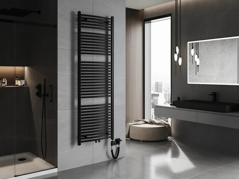 Mexen Ares, elektrické topné těleso 1800 x 600 mm, 1200 W, černá, W102-1800-600-6120-70