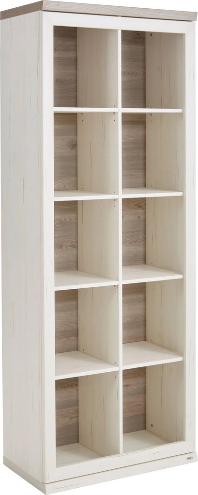 XXXLutz REGÁL, šedá, bílá, 80/209/43 cm Hom`in - Knihovny - 000003000134