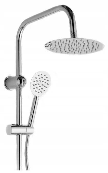 Gamma Zn2, sprchová souprava se SLIM dešťovou sprchou 96cm, chromová, GMA-ZN2-CH