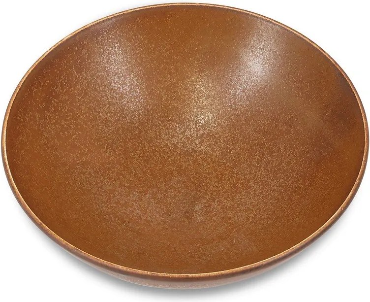 Hnědá porcelánová mísa ø 21 cm Ovio – BonBistro