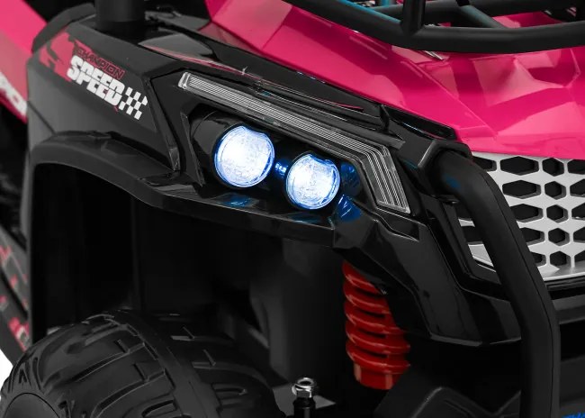 Elektrické terénní autíčko UTV LIFT růžové