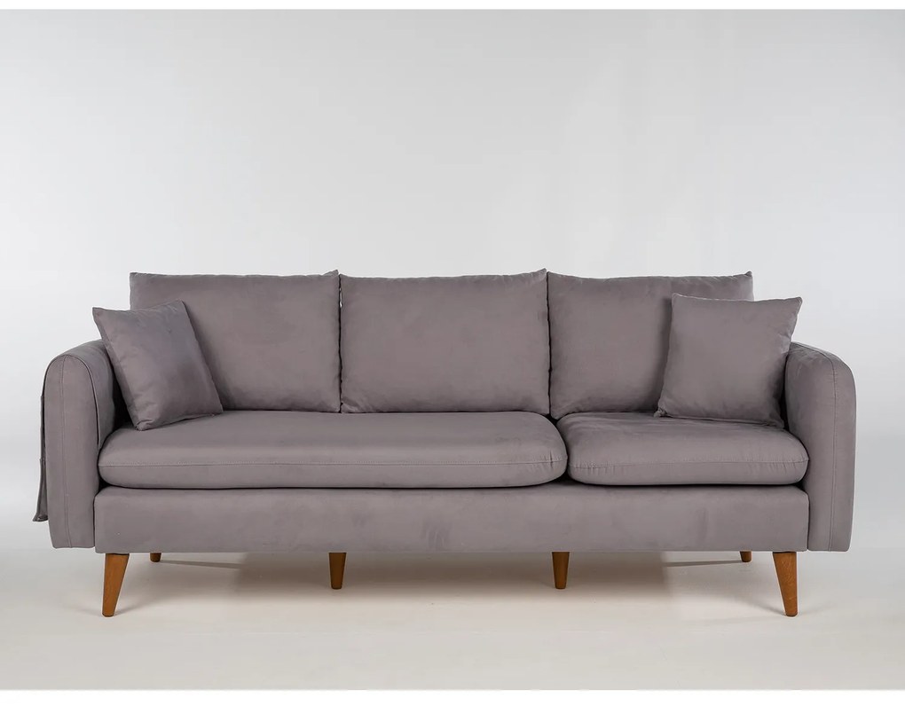 Hanah Home Pohovka SOFIA šedá 215 cm