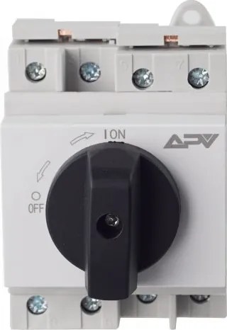 FVE Hlavní odpojovač Adelid APV 4P, otočný 32A 1200V DC