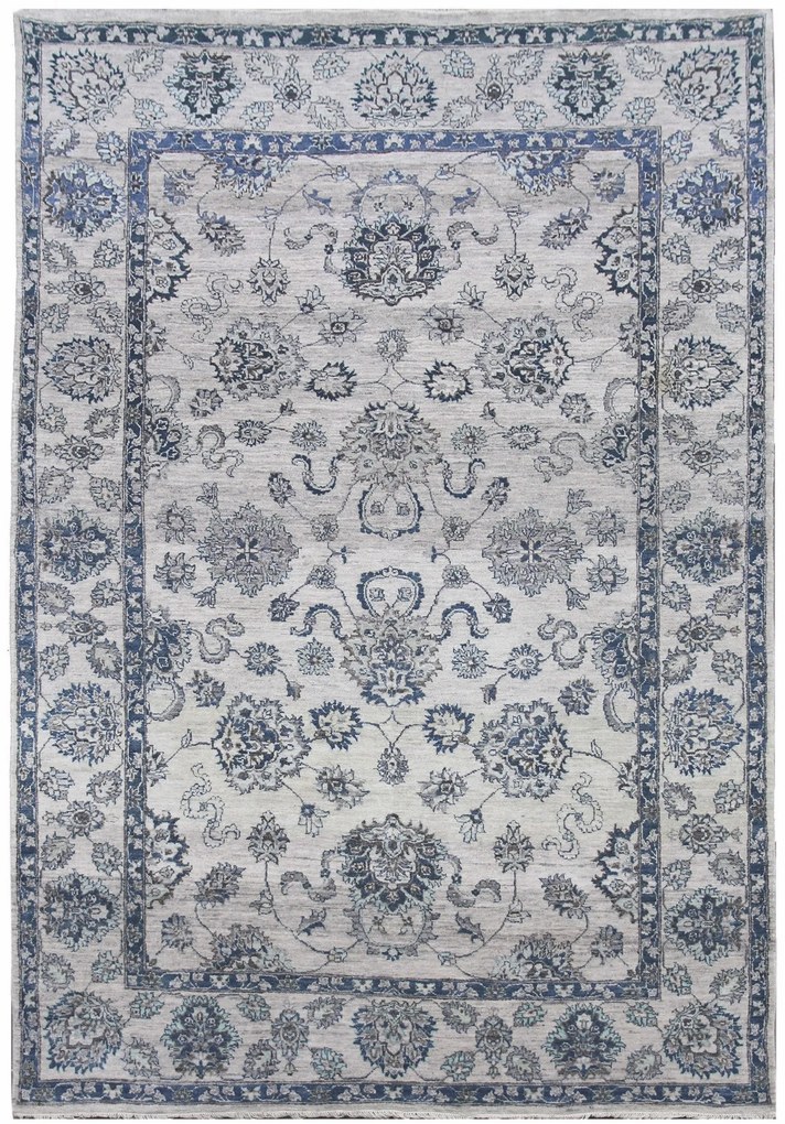 Diamond Carpets koberce Ručně vázaný kusový koberec Diamond DC-98 JN Silver/silver - 120x170 cm