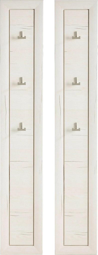 XXXLutz ŠATNÍ PANEL, bílá, barvy pinie, 27/162/2,5 cm Hom`in - Šatní panely - 000003000157