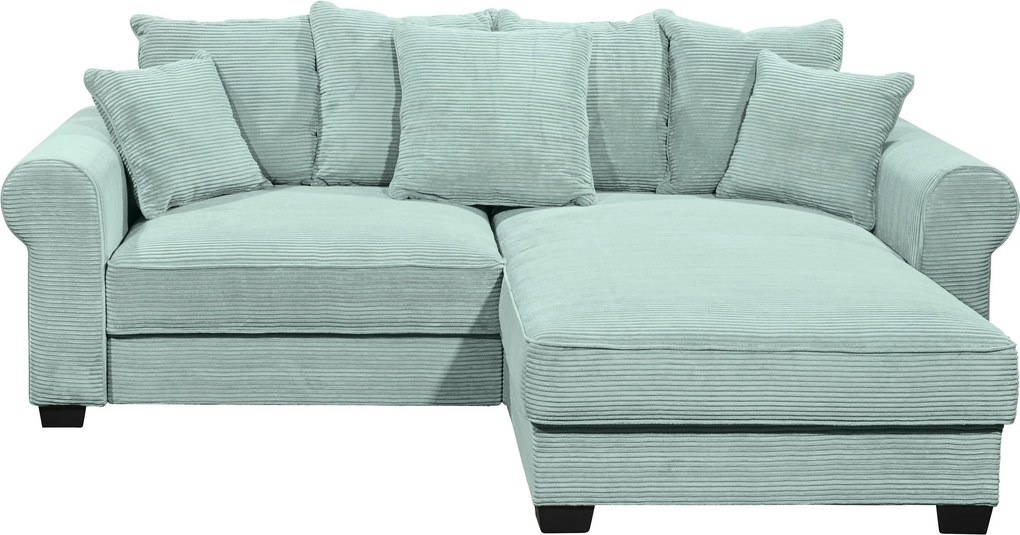 XXXLutz ROHOVÁ SEDAČKA, textil, šalvějově zelená MID.YOU - Sedací soupravy - 002220047319