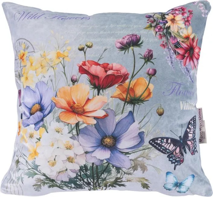 Sada 3 ks povlaků na polštářky SPRING FLOWERS 45 x 45 cm