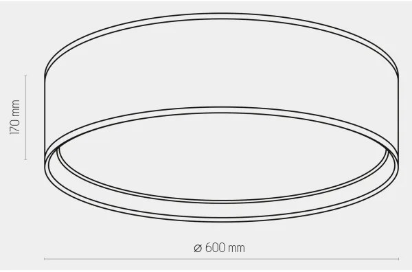 Stropní svítidlo BILBAO 4xE27/15W/230V pr. 60 cm hnědá/zlatá