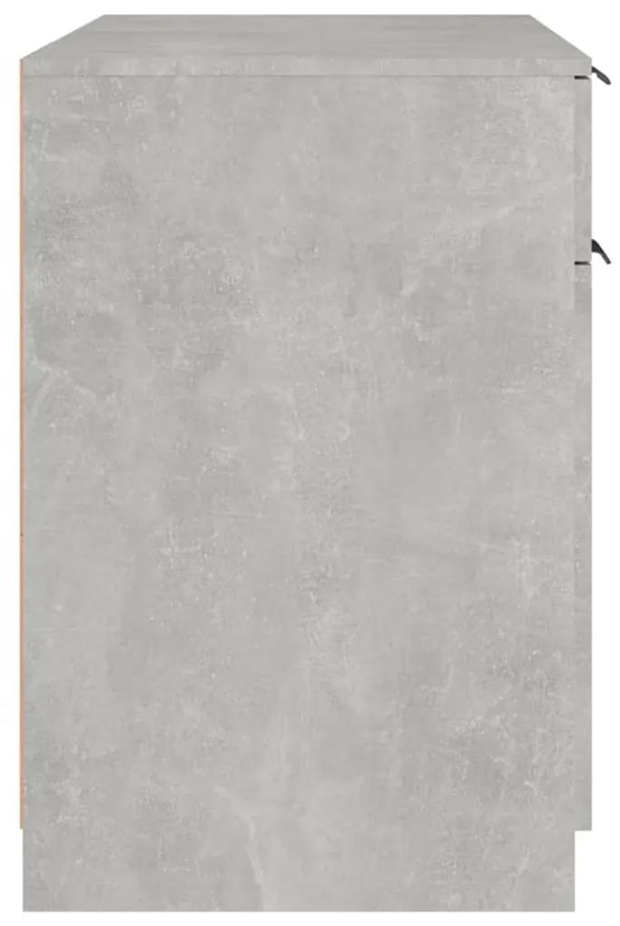 Psací stůl betonově šedý 100 x 50 x 75 cm kompozitní dřevo - Default Title