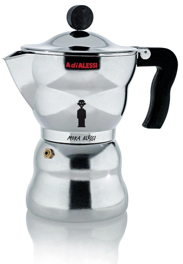 Espresso kávovar Moka Alessi, prům. 10.4 cm - Alessi Rozměry: Průměr - 7. cm