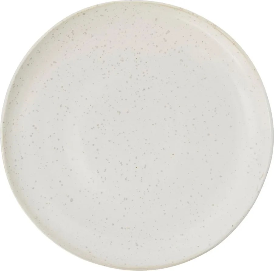 Mělký talíř House Doctor PION P.28,5cm šedobílý