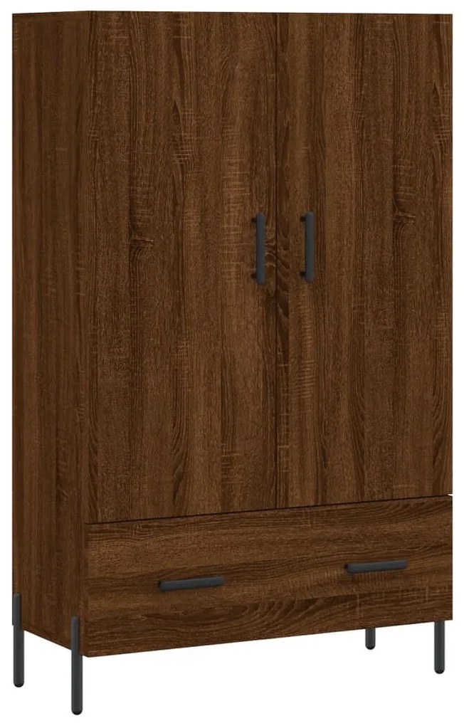 vidaXL Skříň highboard hnědý dub 69,5 x 31 x 115 cm kompozitní dřevo