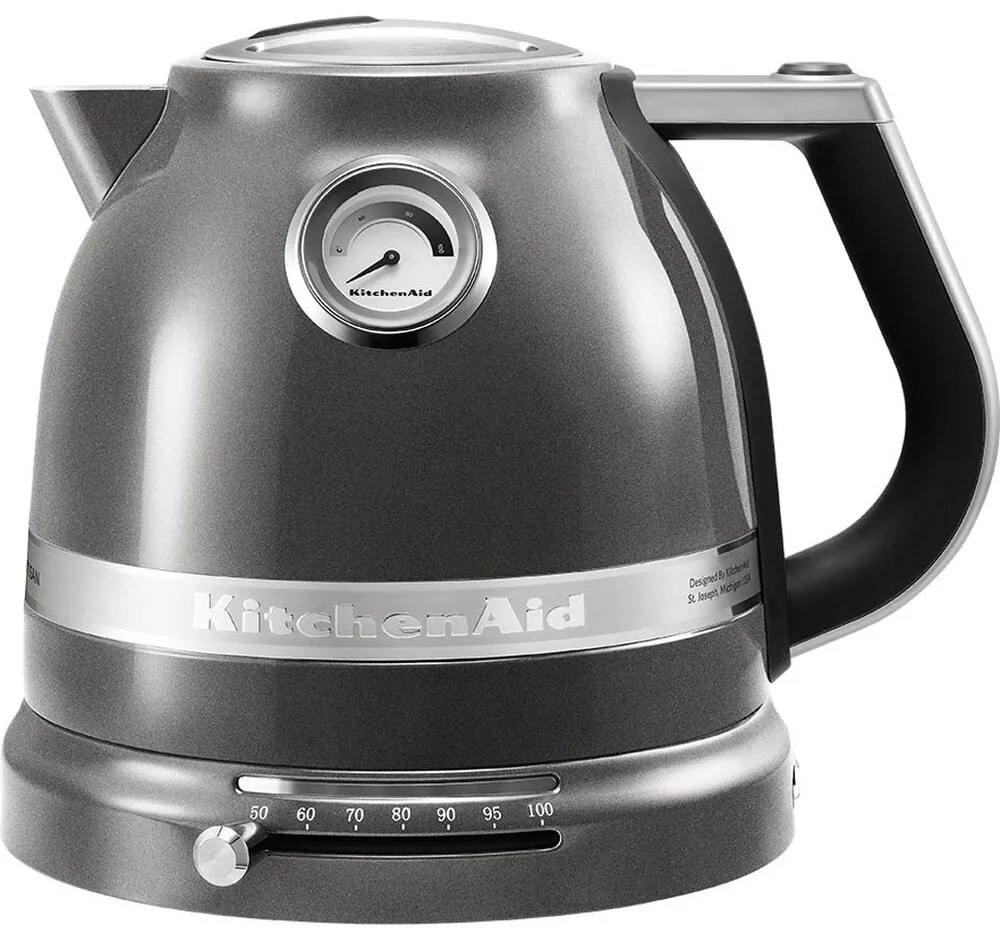KitchenAid Artisan rychlovarná konvice 1,5 l stříbřitě šedá, 5KEK1522EMS