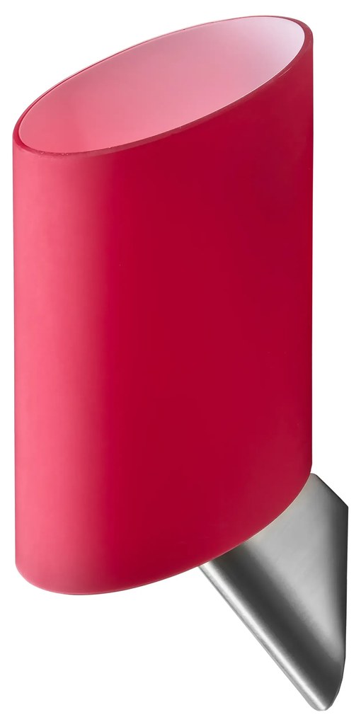 Retro nástěnné svítidlo Rosa červená