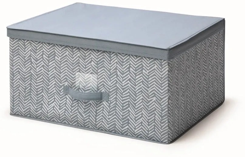 Modrý úložný box s víkem Cosatto Tweed, šířka 60 cm