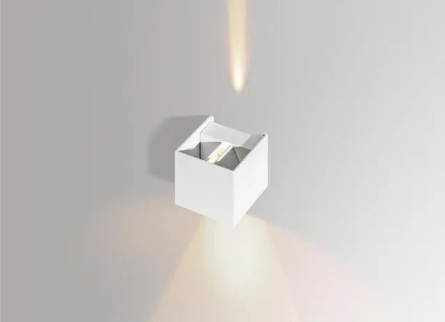 AZZ AZ0957 LED Venkovní nástěnné svítidlo Azzardo Gambino 1 dark grey AZ0957 6W 480lm 3000K IP44 10cm tmavě šedé - AZZARDO